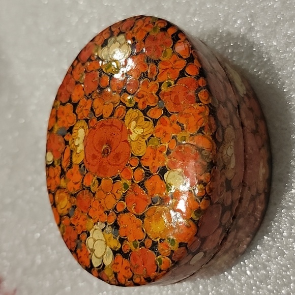 Accessories | Vintage Kashmir India Trinkets Box Floral | Poshmark